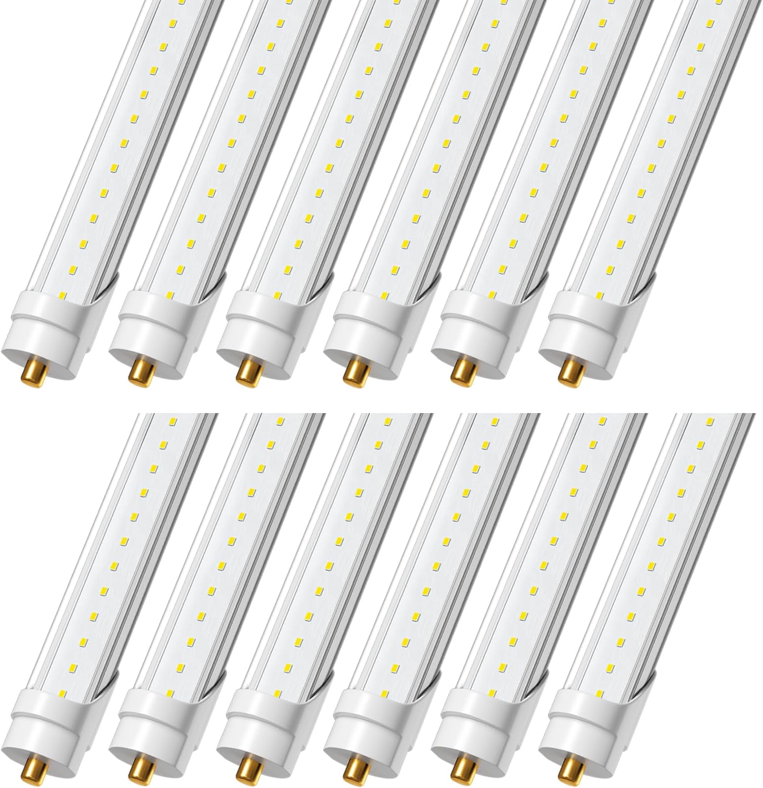 ONLYLUX 8 Foot Led Lights, T8 96" 45Watt FA8 Single Pin LED Shop Lights ...