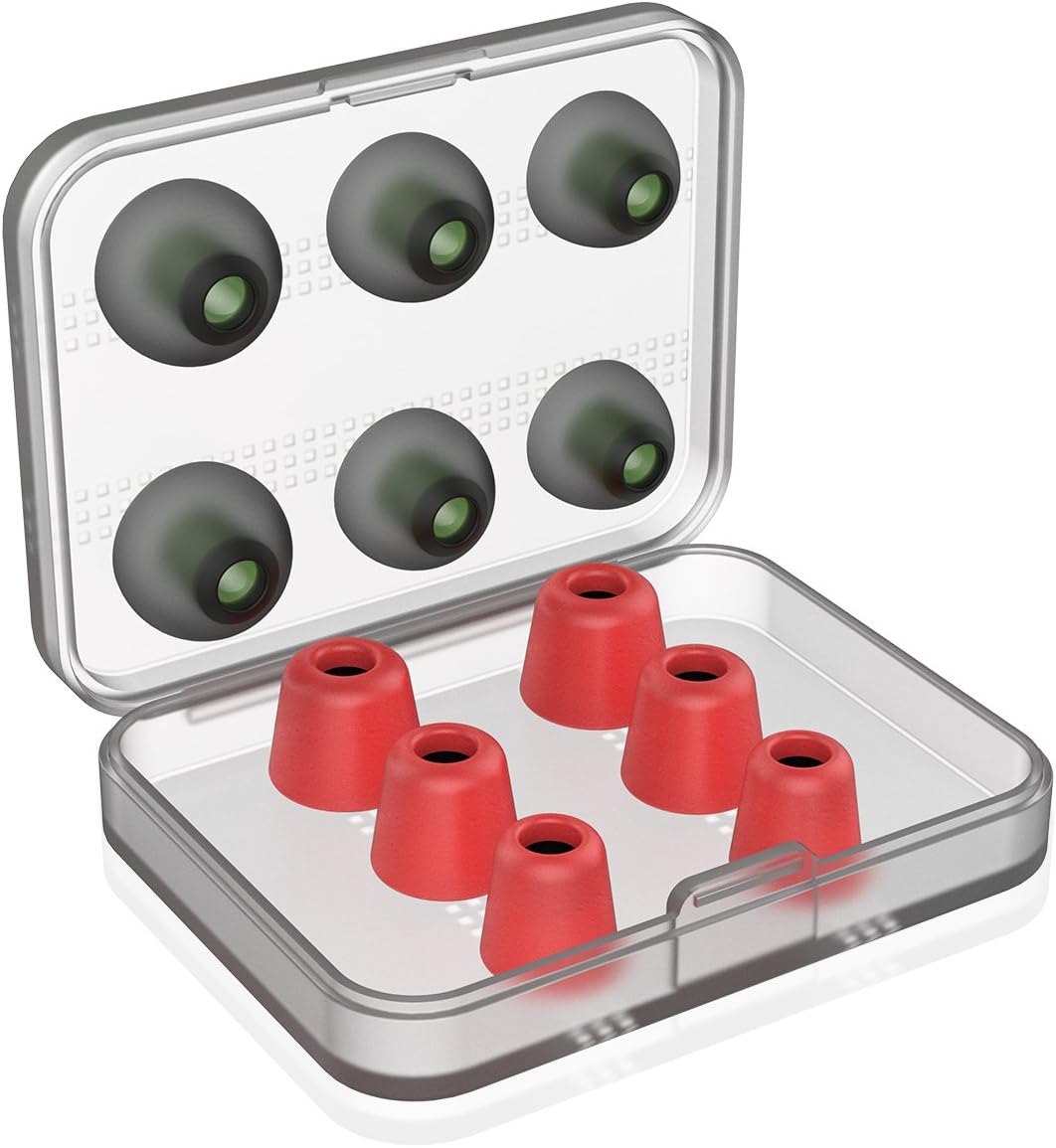 Amazon.com: Earphone Tips New Bee 12pcs Premium Replacement Earbud Tips ...