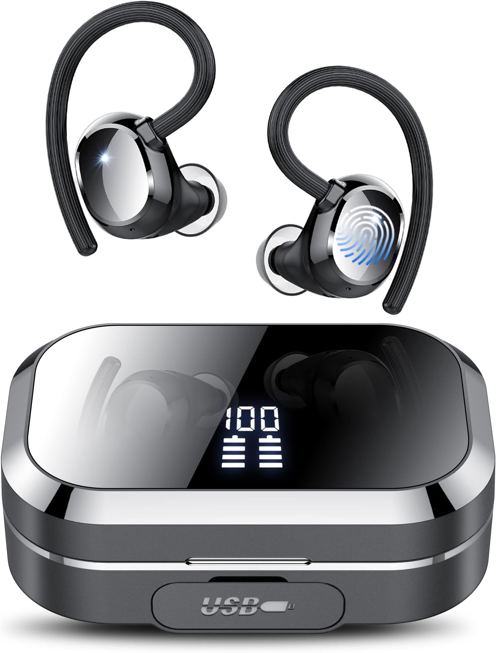 Amazon.com: Wireless Earbuds Bluetooth Headphones 130Hrs Playtime with ...