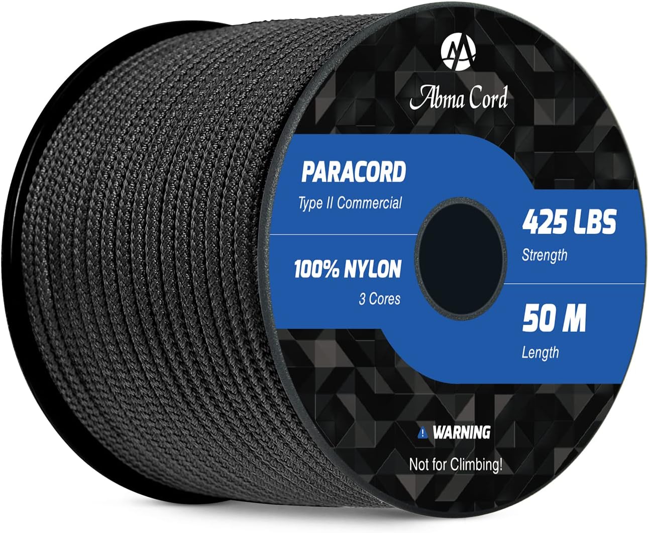 Abma Cord Paracord 3mm 3 Strands Parachute Cord 100% Nylon Rope - Max ...