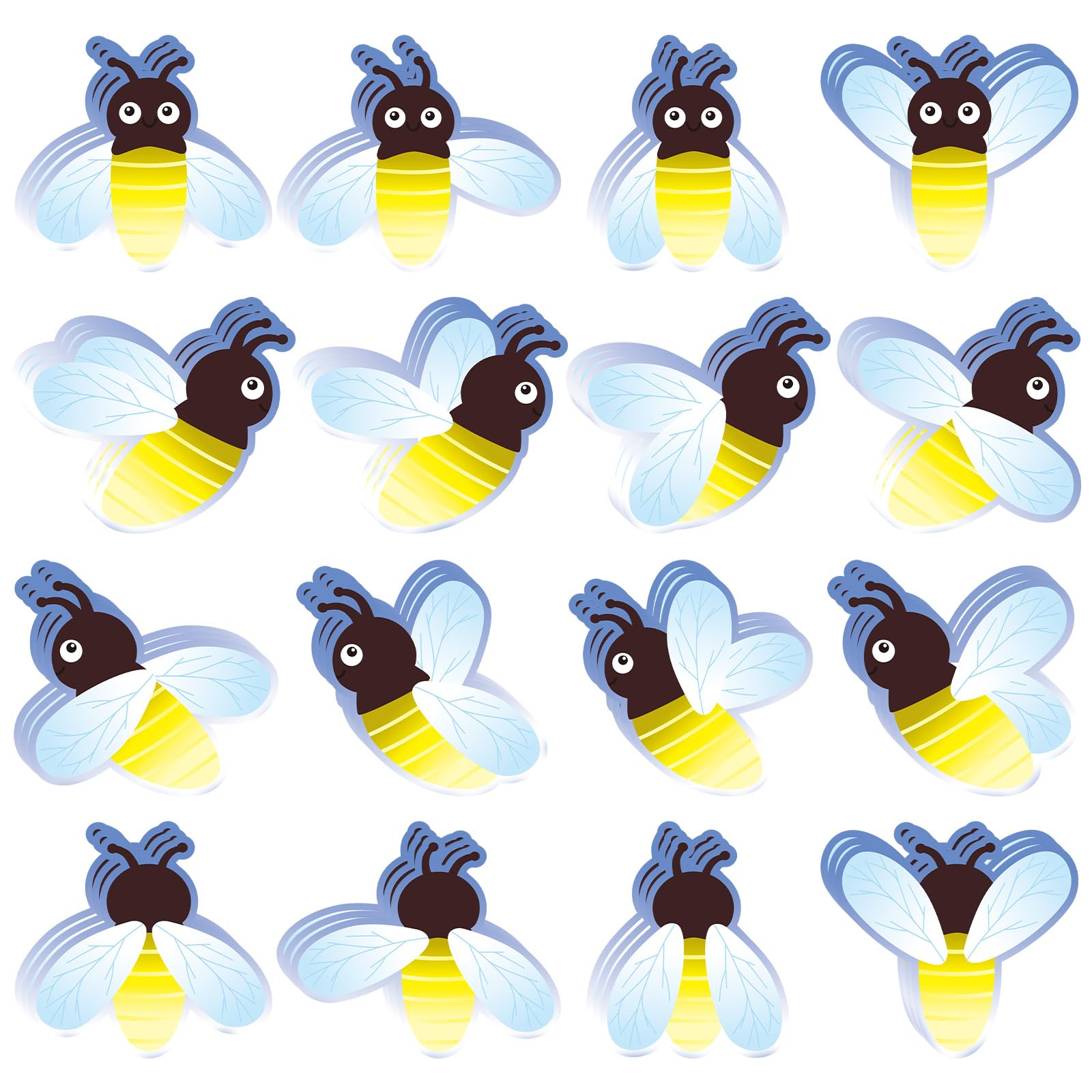 Buy 48 Pcs Firefly Bulletin Board Cutouts Dancing Firefly Cutouts ...