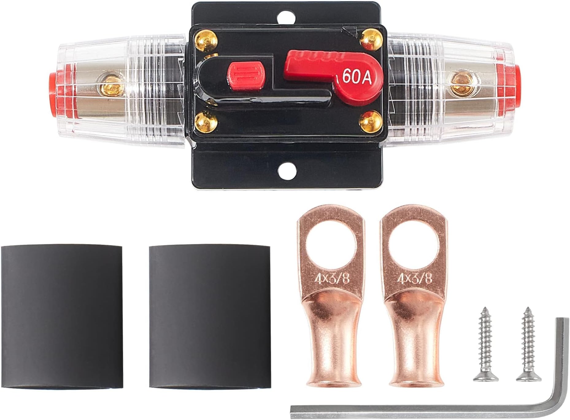 Amazon.com: Circuit Breaker Reset Fuse 60A for System Protection 12V ...