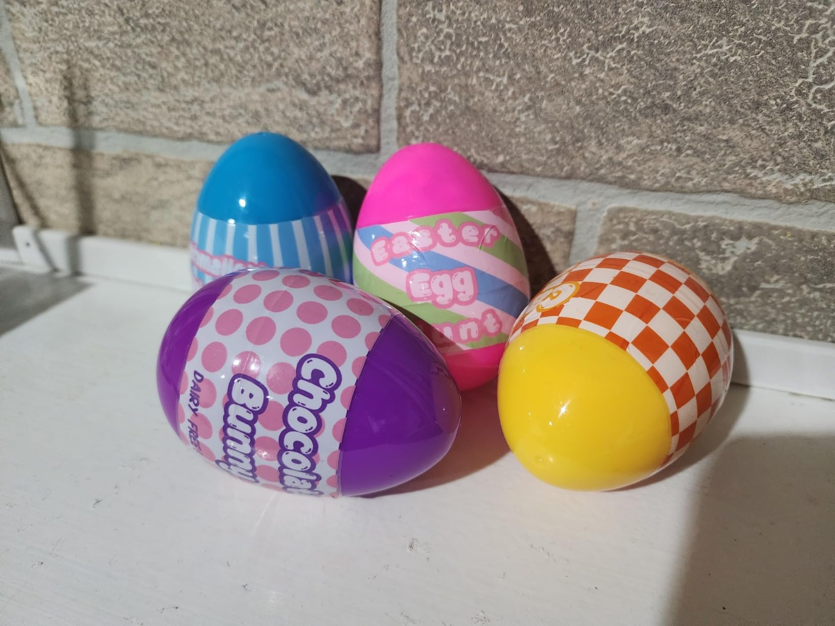 Amazon.com: Easter Basket Stuffers - 4 Pack Kit of Eggs Filled with ...