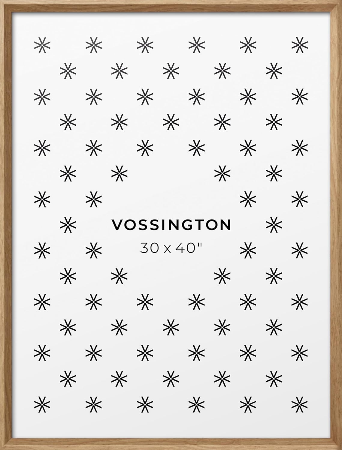 Amazon.com - Vossington Beveled 30x40 Picture Frame - Light Oak Frame ...