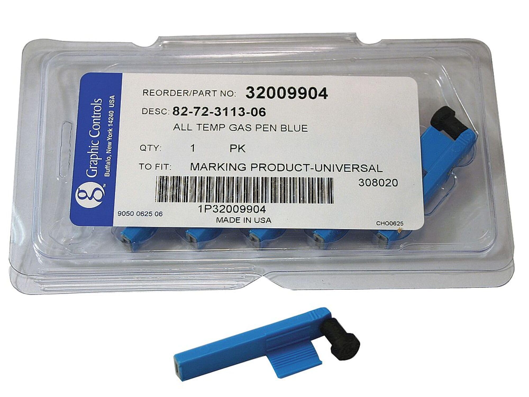 Amazon.com: Graphic Controls 32009904, MP 82-72-3113-06, Blue marker ...