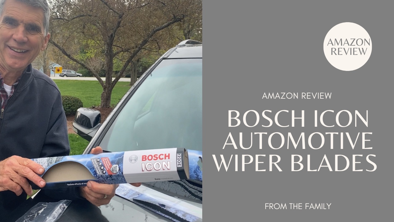 Watch Bosch Automotive ICON Wiper Blades Review on Amazon Live