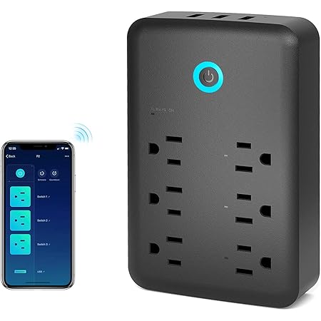 Amazon.com: Smart Plug Outlet Extender, USB Surge Protector with 3 ...