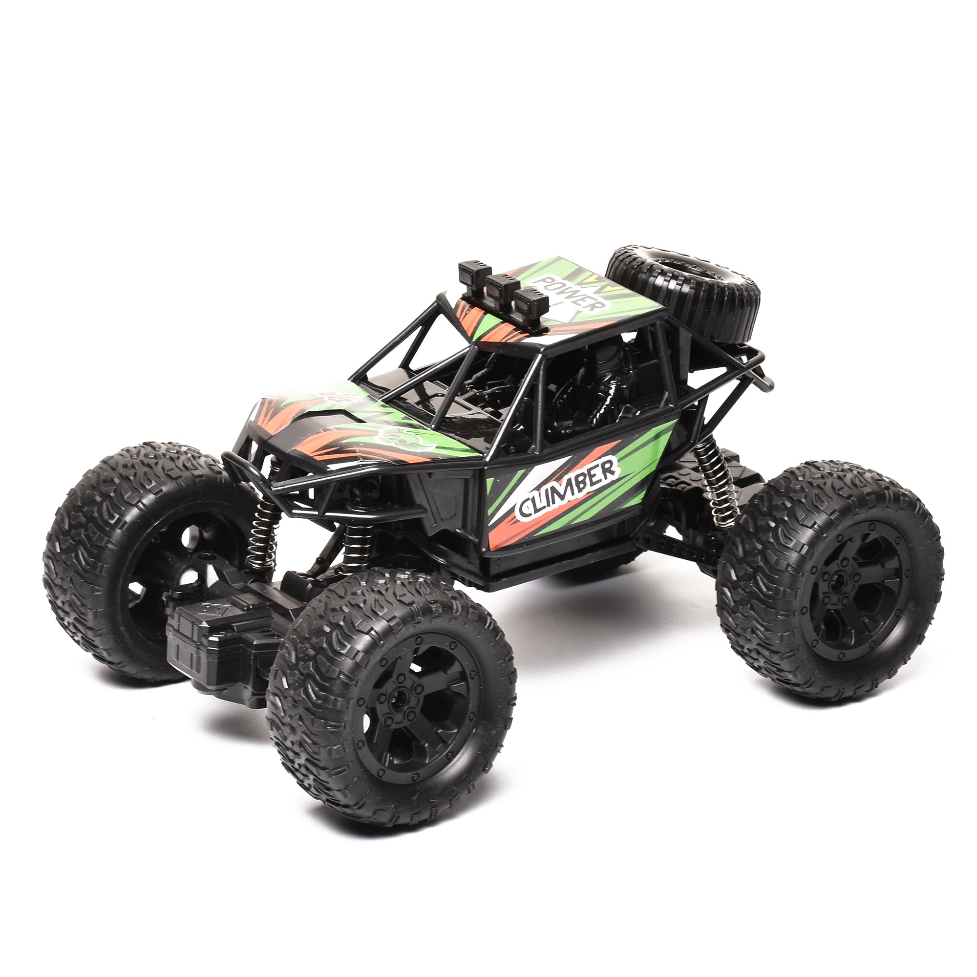 Braintastic Rechargeable RC Remote Control Rock Crawler Four Wheel ...