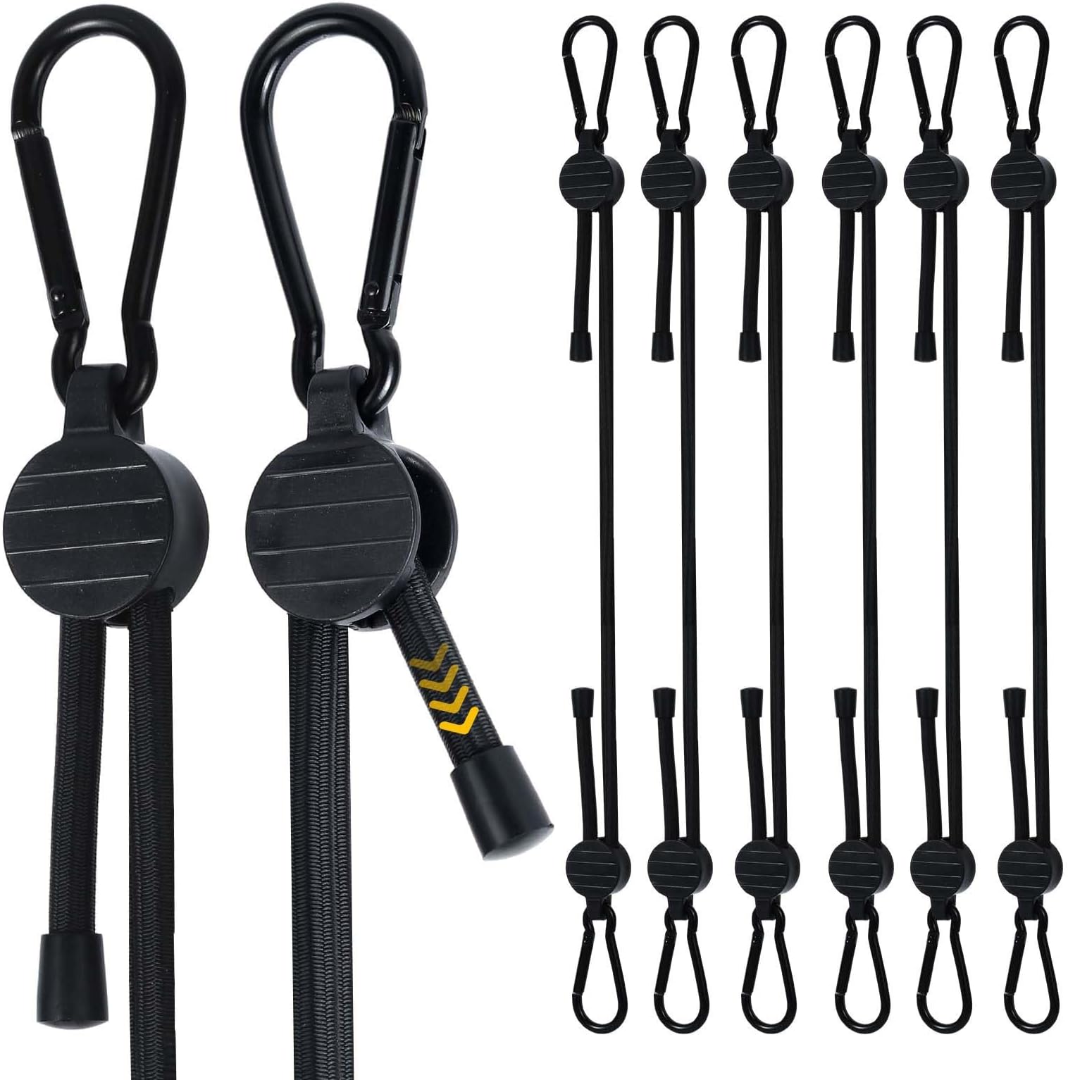 Lekarf Adjustable Bungee Cords, 4PC Pack Include 2x24 inch, 2x48 inch ...