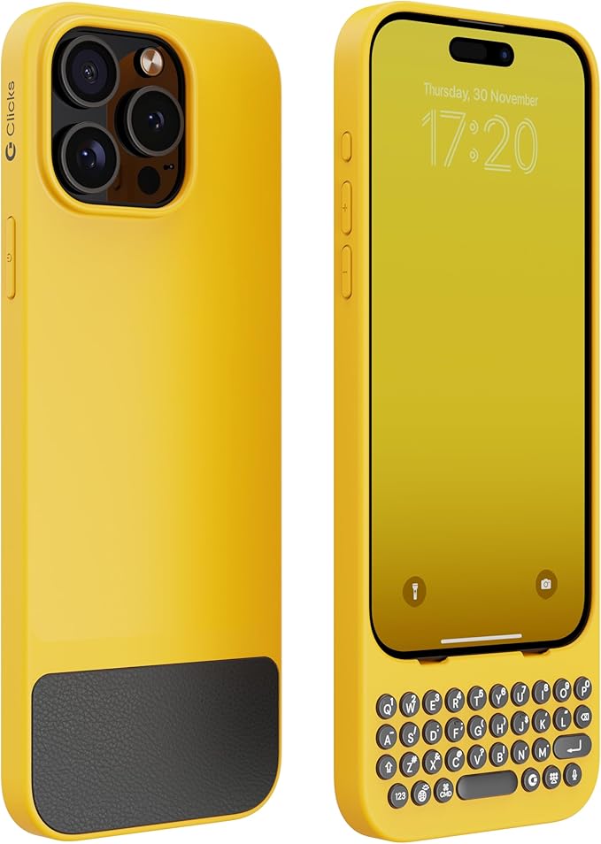 Amazon.com: Clicks Keyboard for iPhone 15 Pro – Keyboard Case for ...