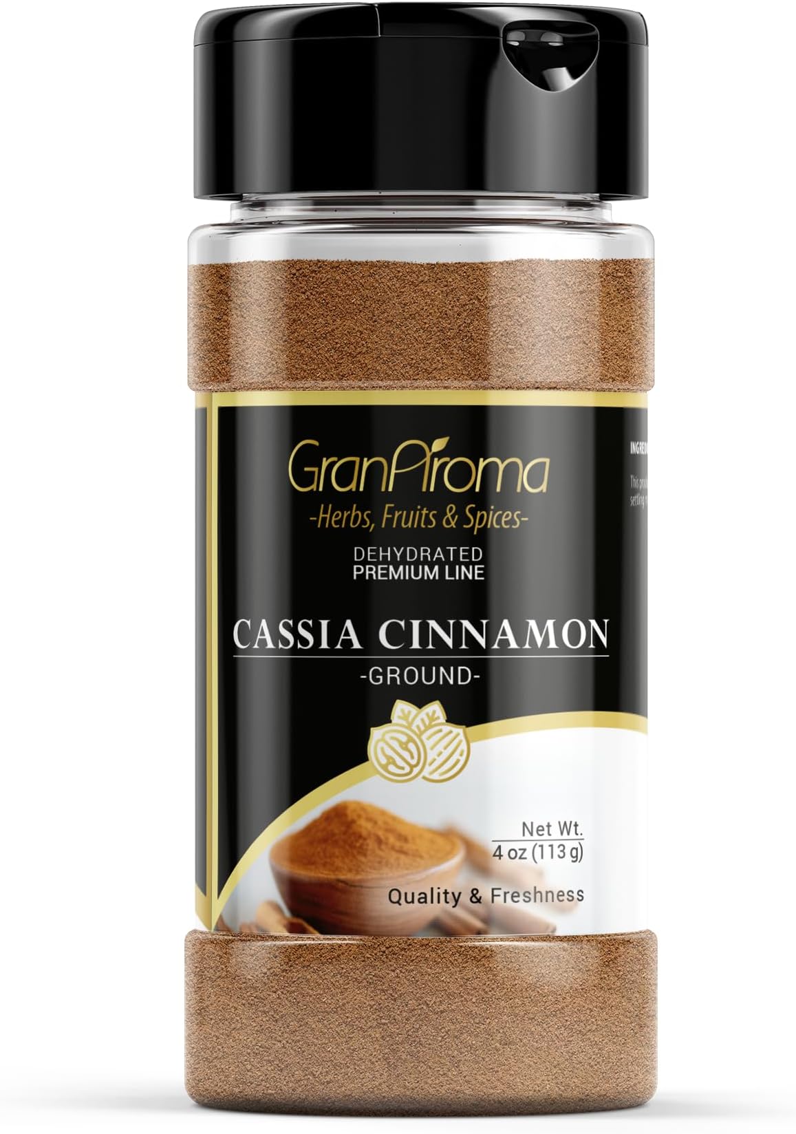 Amazon.com : GranAroma Cassia Cinnamon, 4 oz, Sweet Flavor, Baking ...