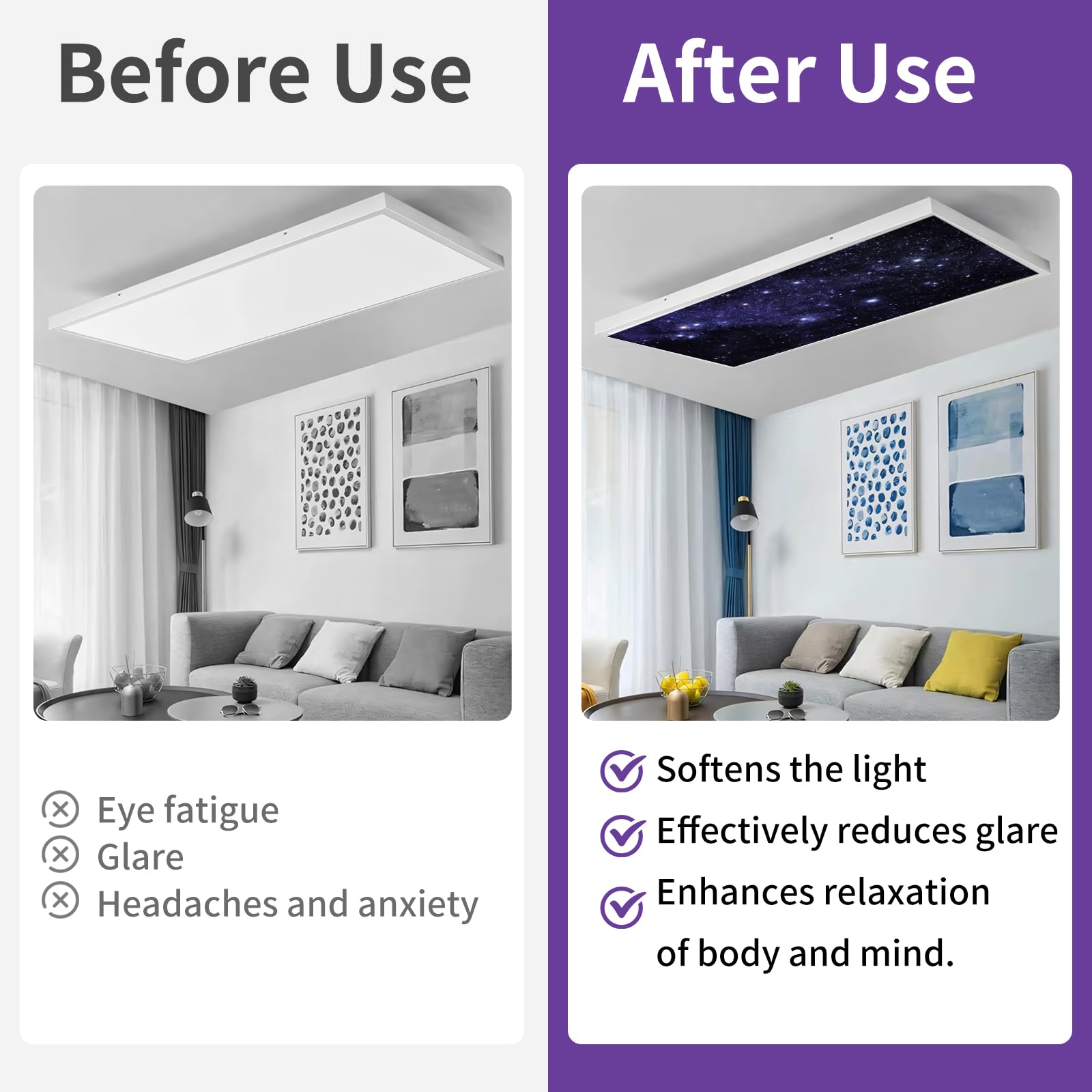 Tinted Fluorescent Light Diffusers