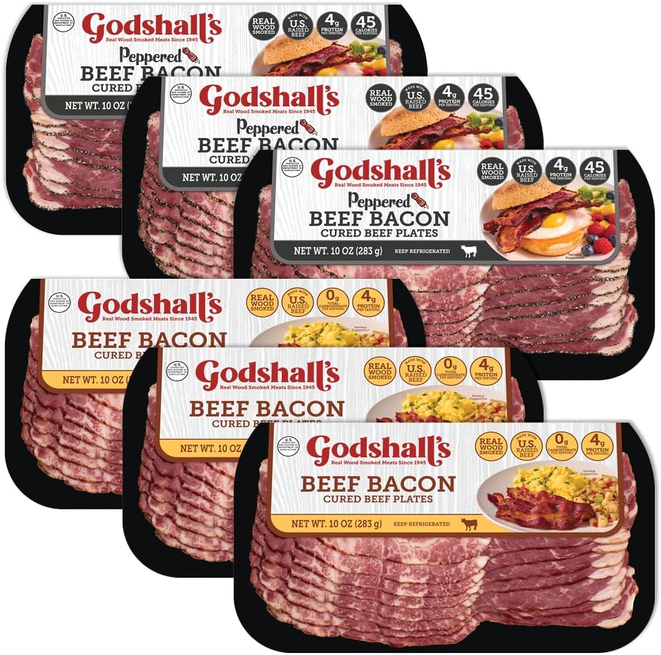 Amazon.com: Godshall's Beef Bacon Sampler : Grocery & Gourmet Food