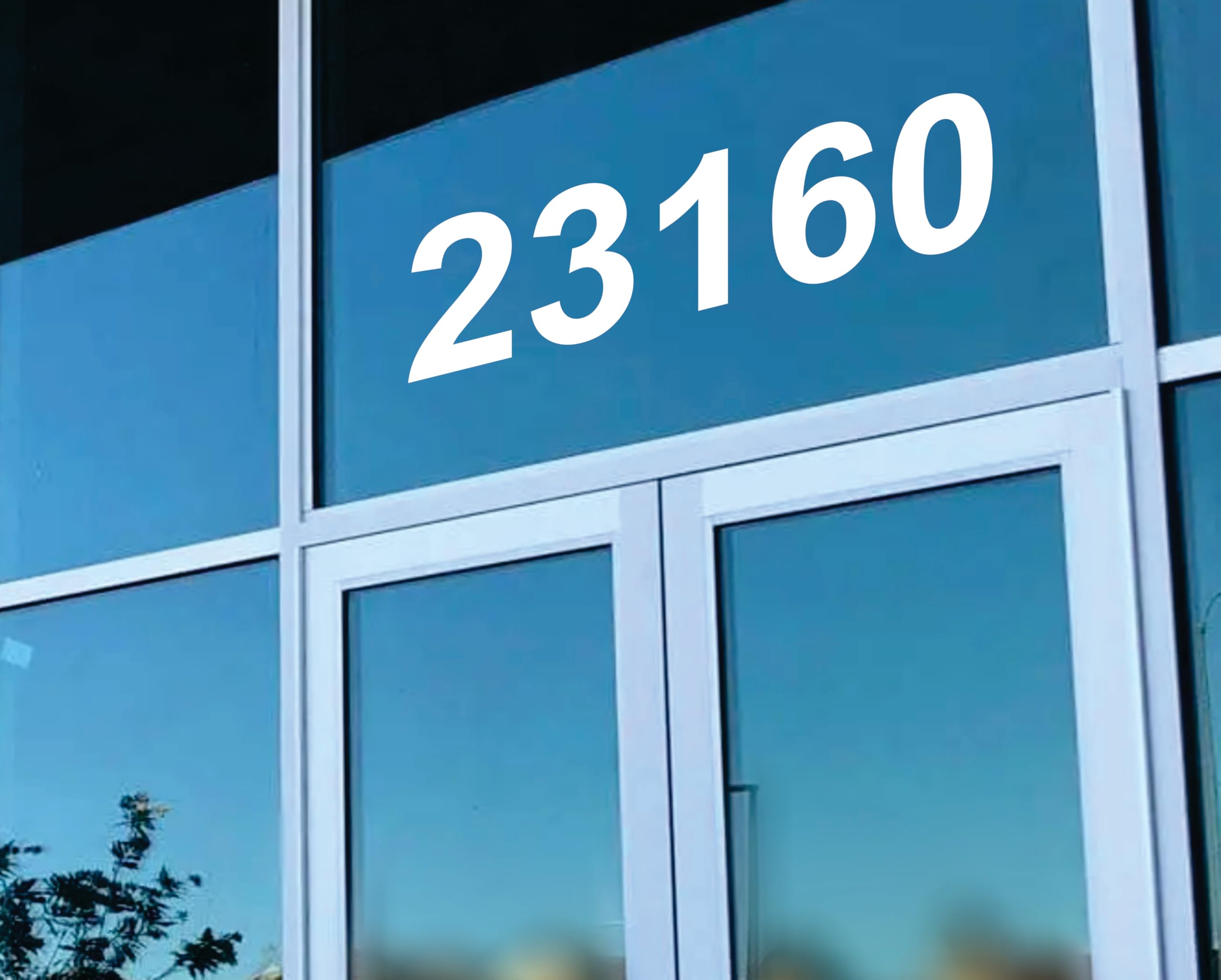 Amazon.com - Store Window Custom Vinyl Address Numbers - Storefront ...