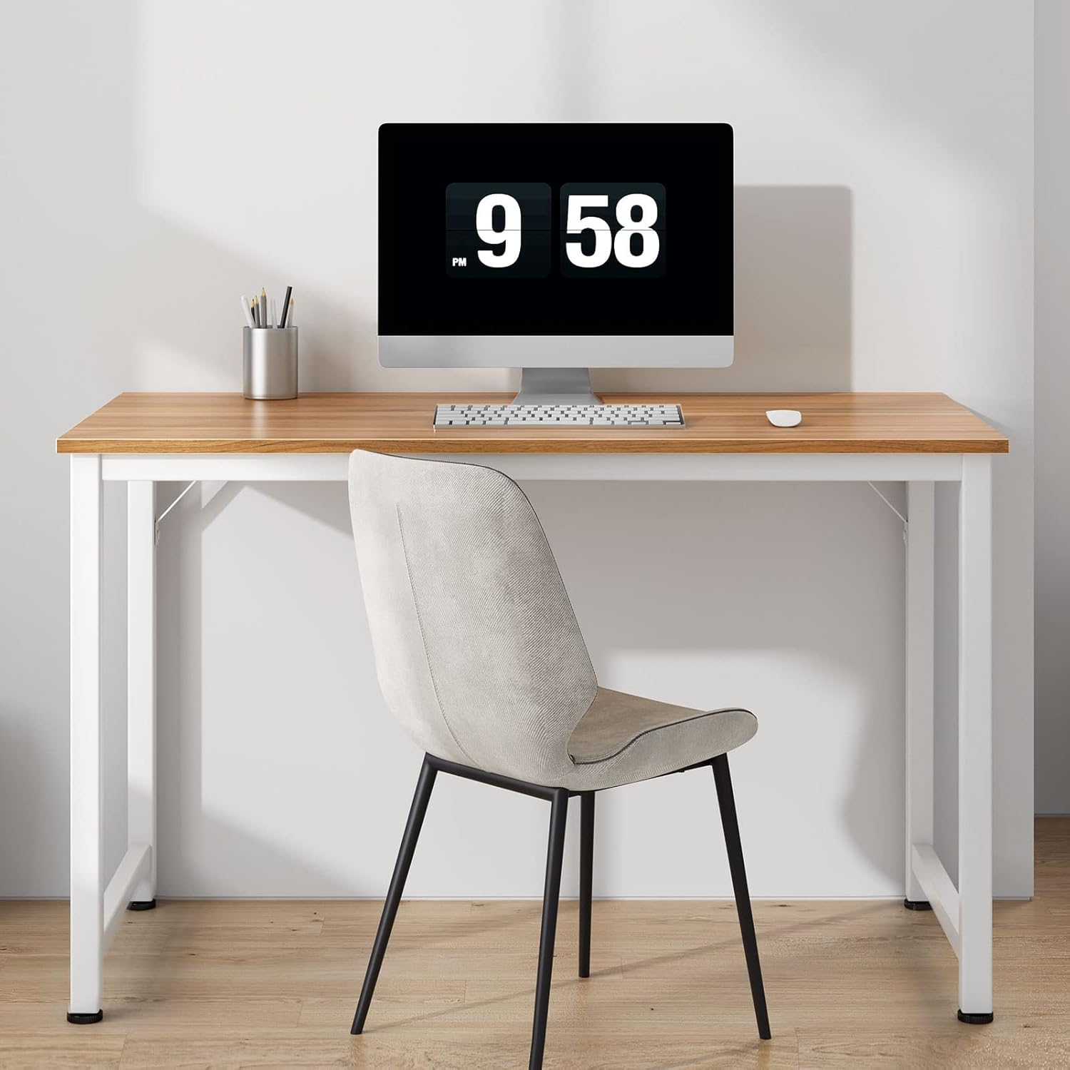 SogesHome Computer Desk 100 x 50 cm Home Office Desks Writing Desk ...