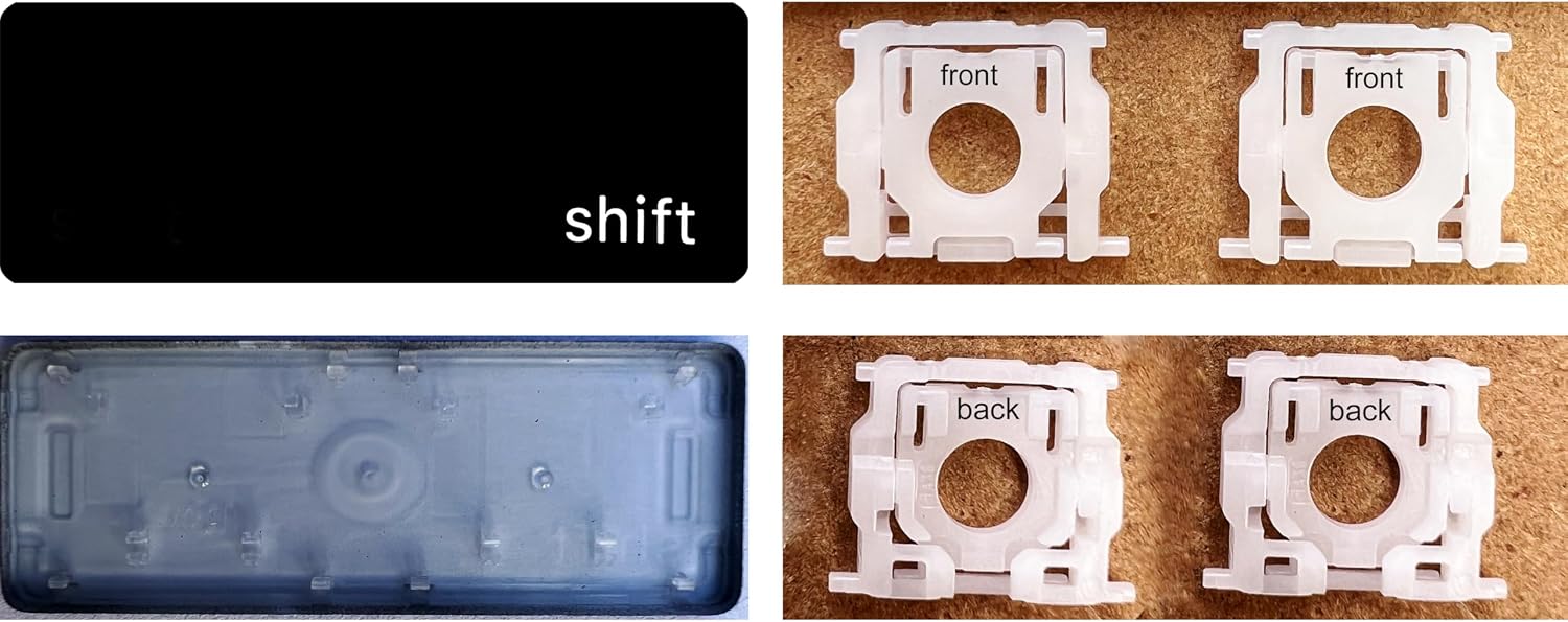 Amazon.com: Dolphin.dyl Replacement Individual Key Cap with Hinge for ...