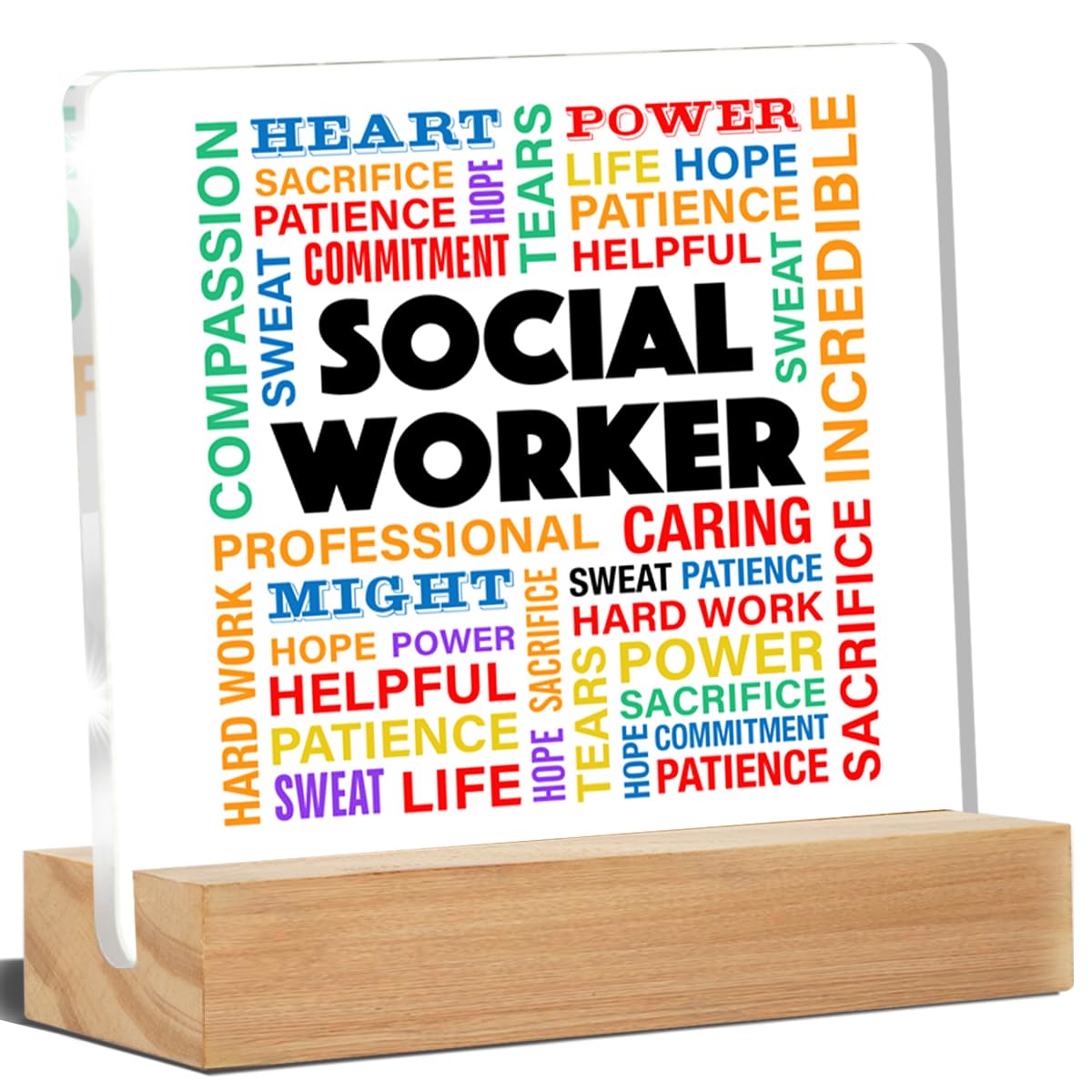 Amazon.com: Social Worker Gifts for Women Men, Social Worker Sign ...