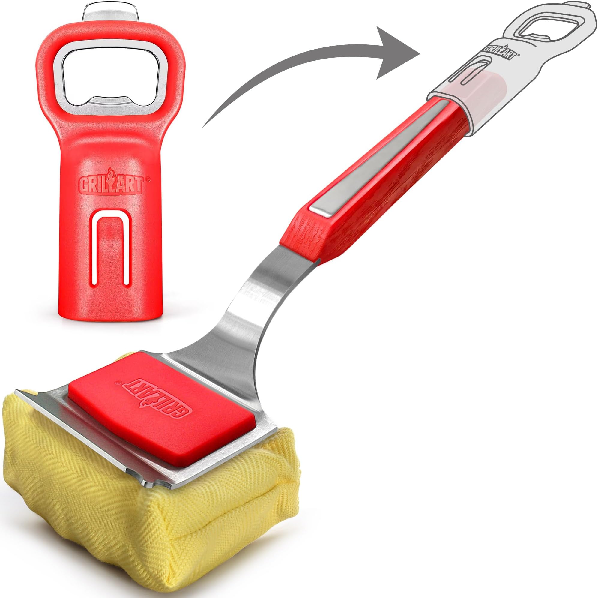 Amazon.com: Extending Beer Opener Handle & GRILLART Steamwizards Super ...