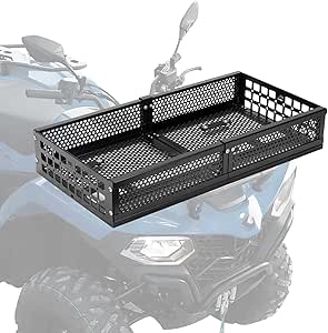 Amazon.com: KEMIMOTO ATV Front Cargo Basket, ATV Front Rack Basket with ...