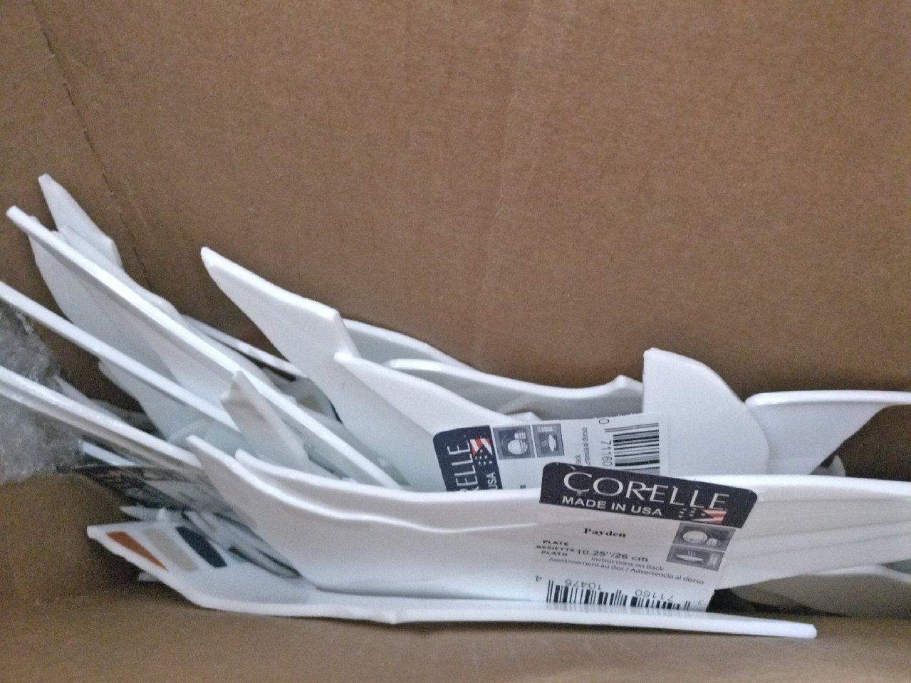 Buy Corelle Payden Glass Dinner Plate Pack of 6, 26CM, Multicolor ...