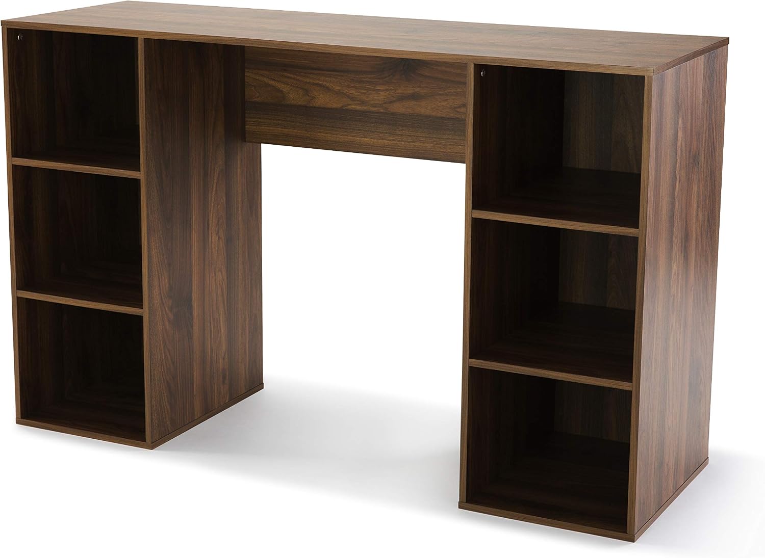 Amazon.com: Mainstays 6 Cube Storage Computer Desk, Multiple Colors ...