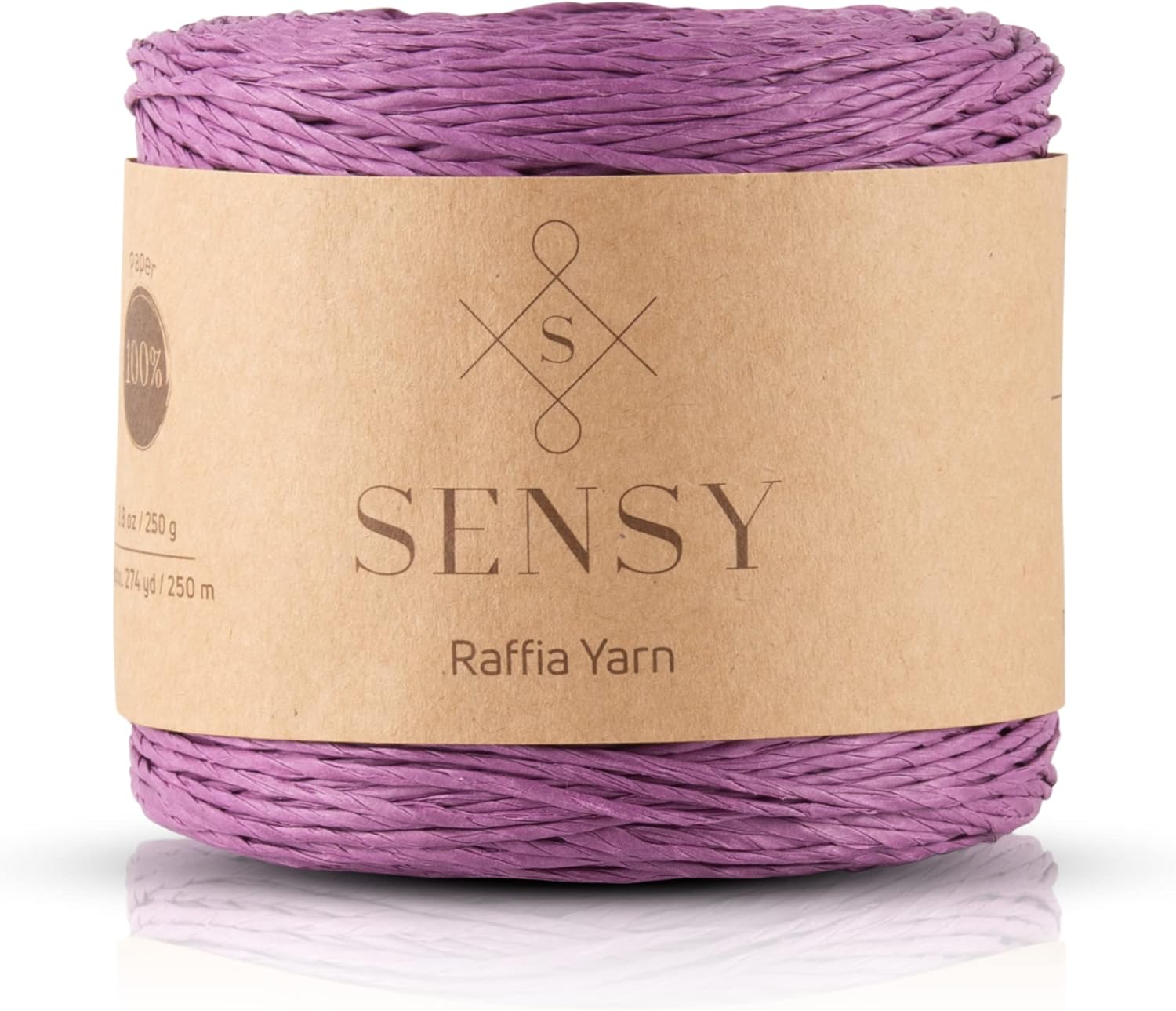 Amazon.com: Sensy Premium 274 Yards Raffia Yarn (Purple)