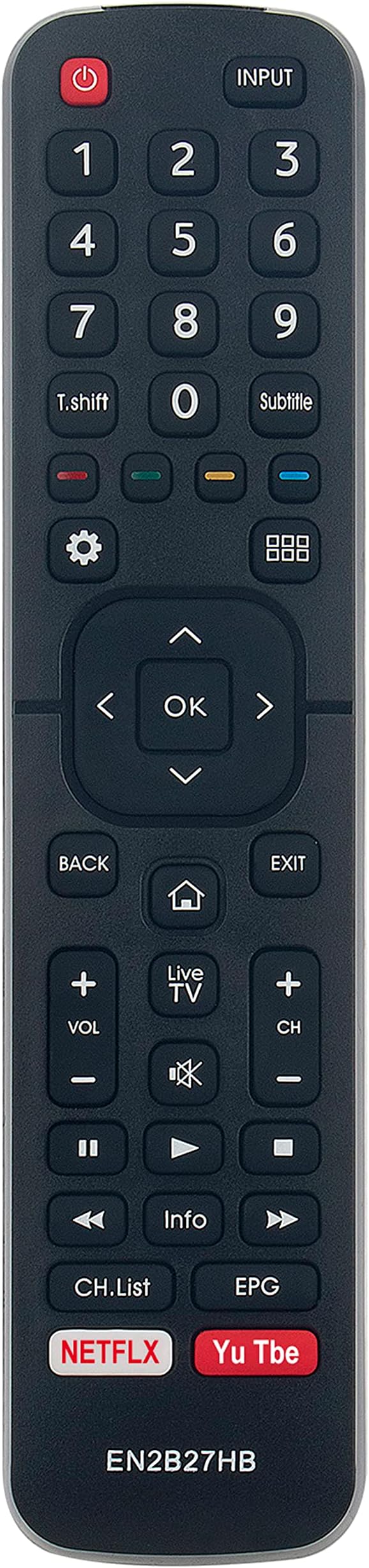 Amazon.com: EN2B27HB Replaced Remote fit for Hisense TV 50M7000UW ...
