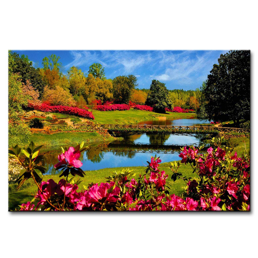 Pintura Canvas Painting - Abstract Painting (18 x 12 Inch) with HD UV ...