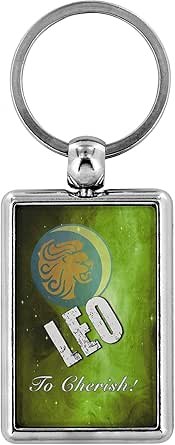 Amazon.com: Zodiac Keychain Leo Star Sign - Horoscope Keyring ...