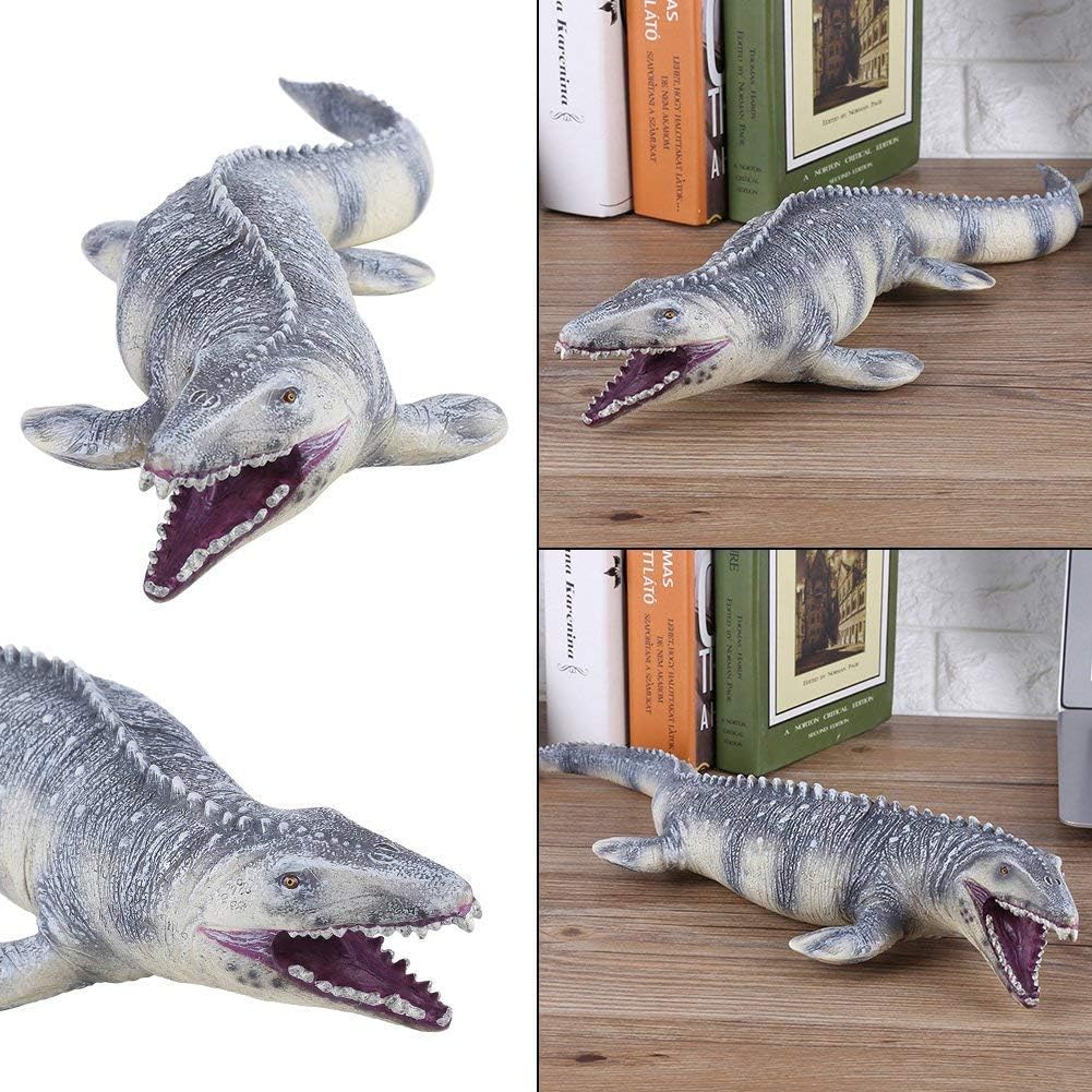 45cm Realistic Mosasaurus Model, Long Dinosaur Toy Animal Model Action ...
