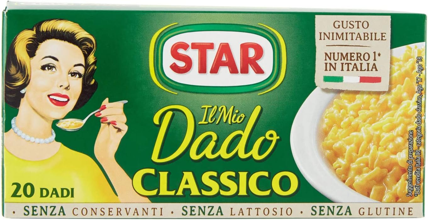 2X Star Classic Dado Classico 20 dadi Italian Stock Cubes (40 Cubes ...