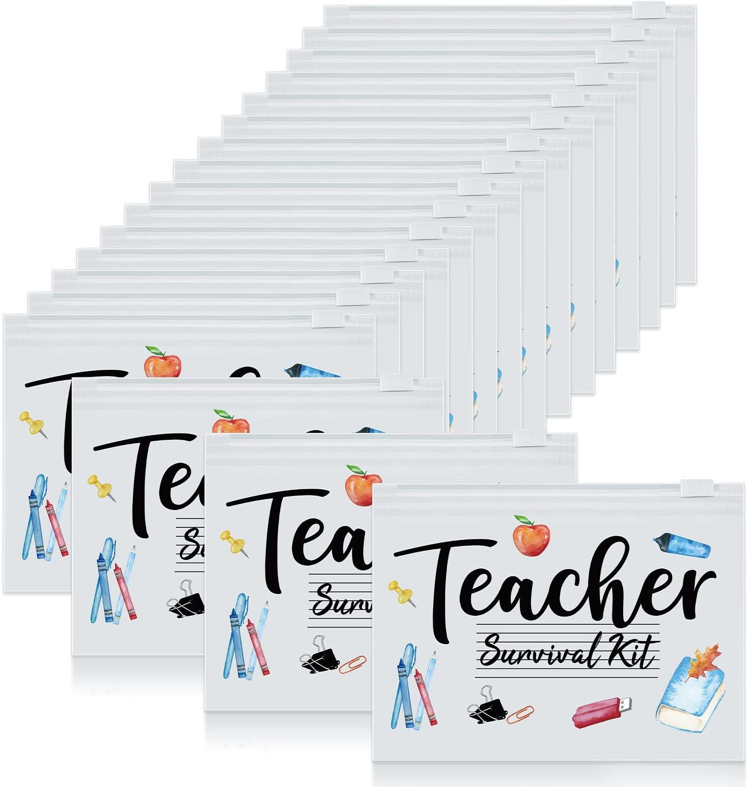 Amazon.com : 24 Pieces Teacher Appreciation Present Set, 12 Teacher ...