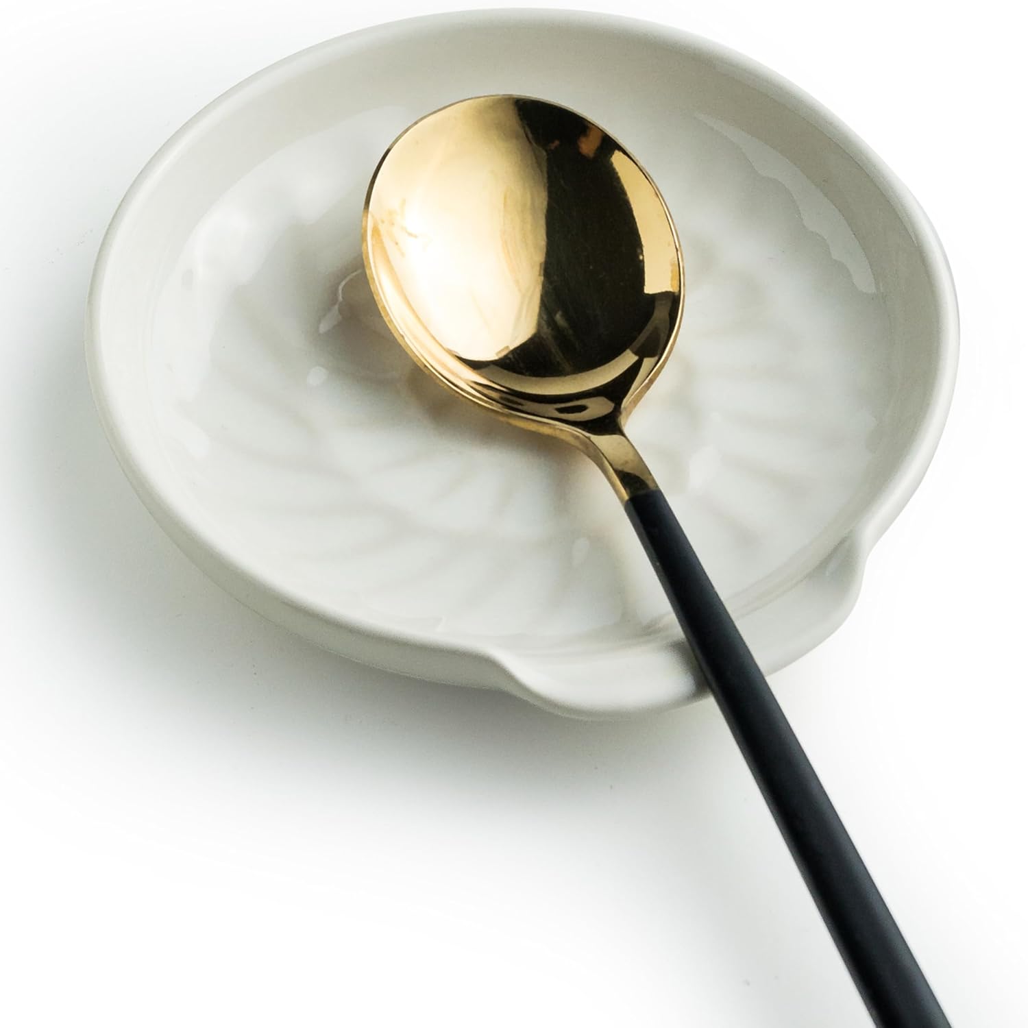Amazon.com: Gomakren Spoon Rest for Stove Top Porcelain Spoon Holder ...