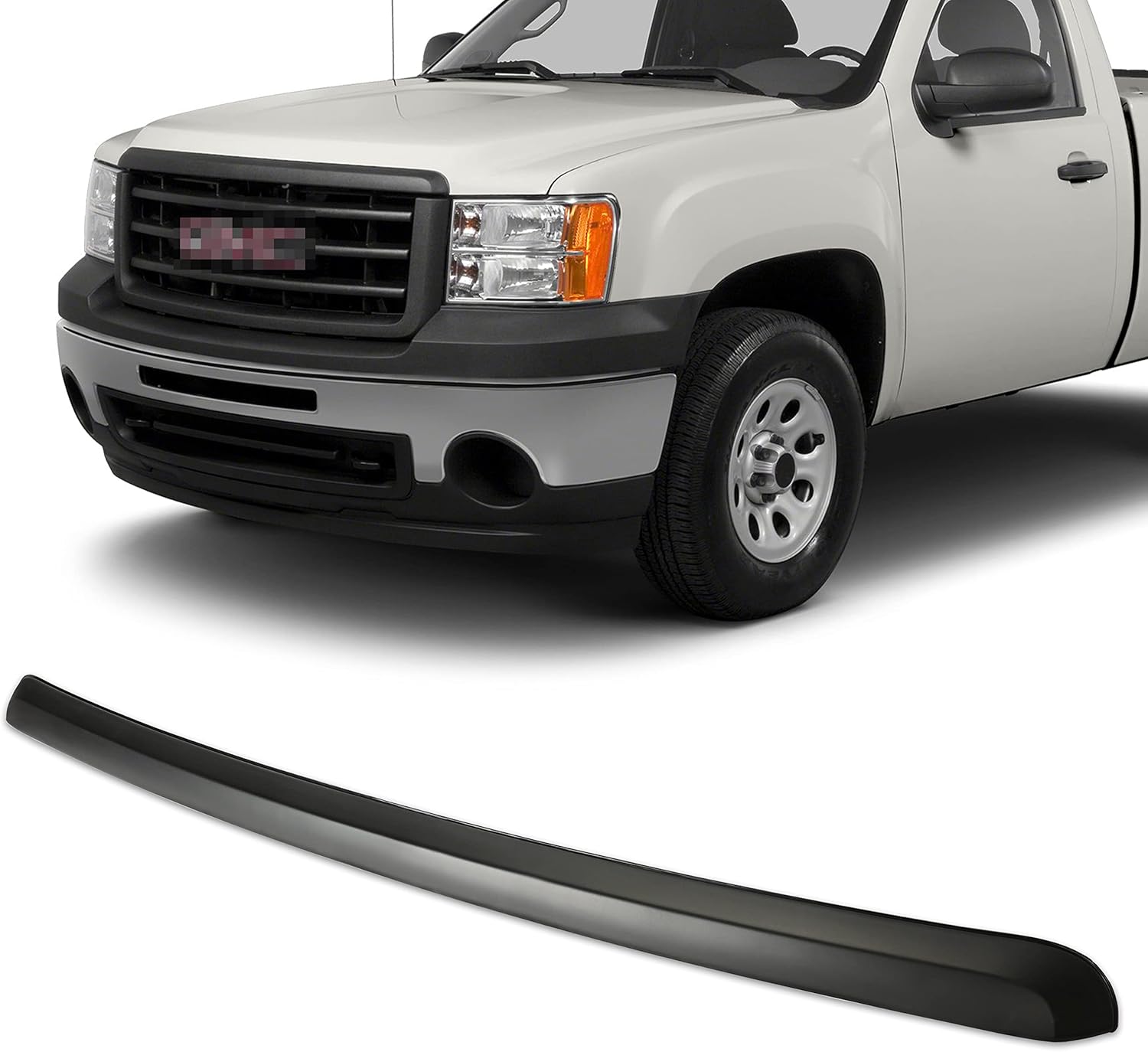 Amazon.com: ECOTRIC Truck Hood Molding Trim Moulding Without Chrome ...