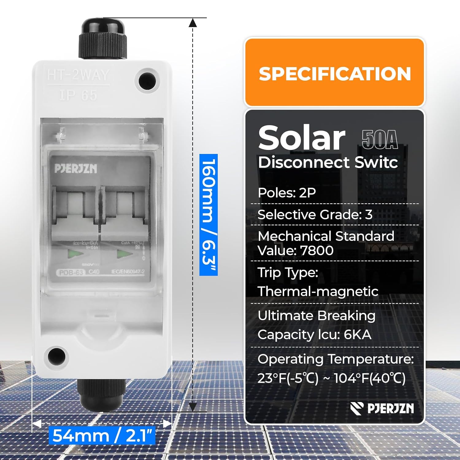 DC Circuit Breaker Solar Panel Disconnect Switch 50A Philippines | Ubuy