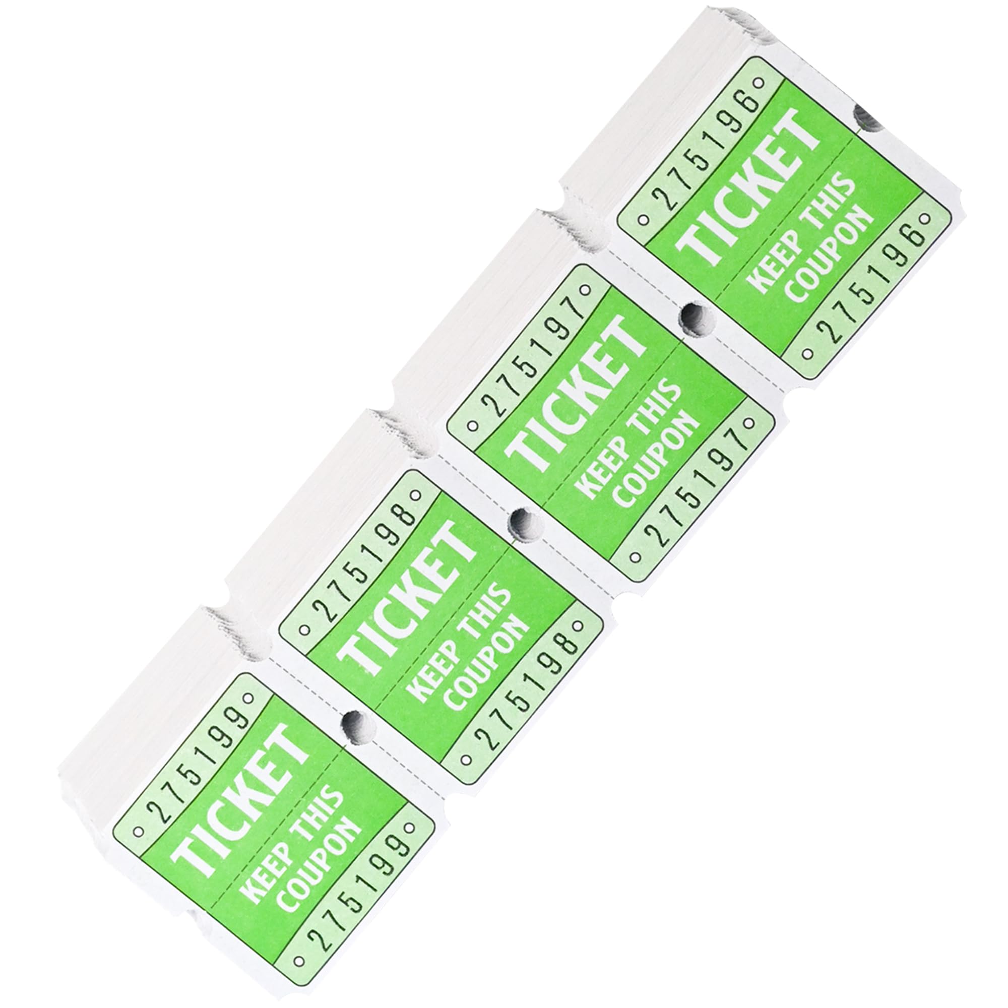 Amazon.com : L LIKED 200 Raffle Tickets, 50/50 Double Roll Tickets for ...