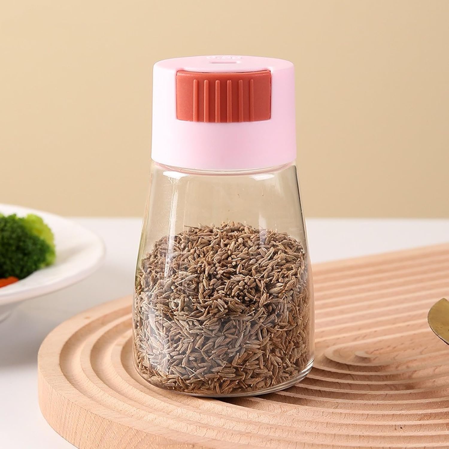 Amazon.com: Kitchen Press-type Quantitative Salt Shaker, Salt Control ...