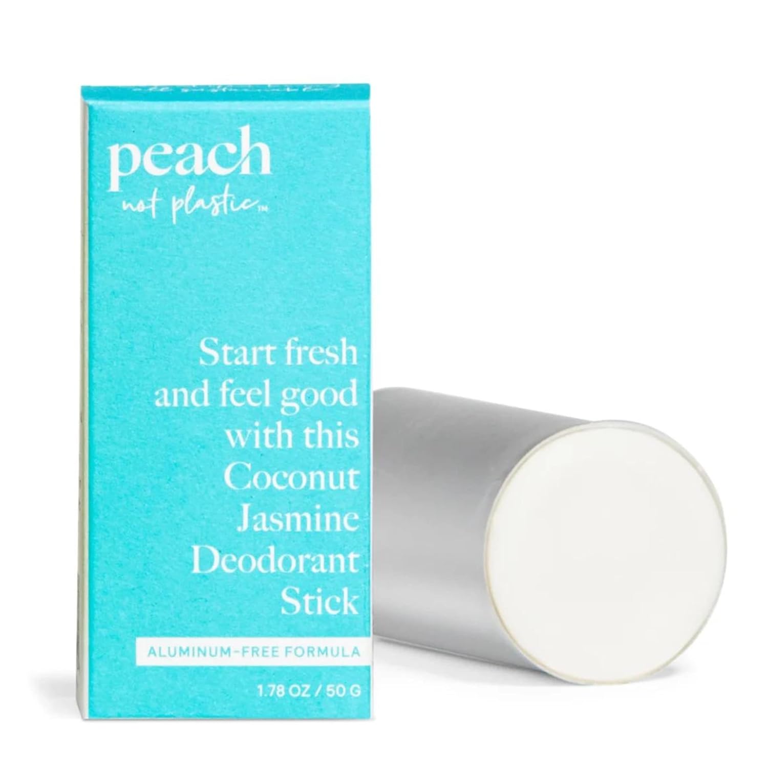 Amazon.com : Peach Not Plastic Deodorant Stick Refill (Case Sold ...