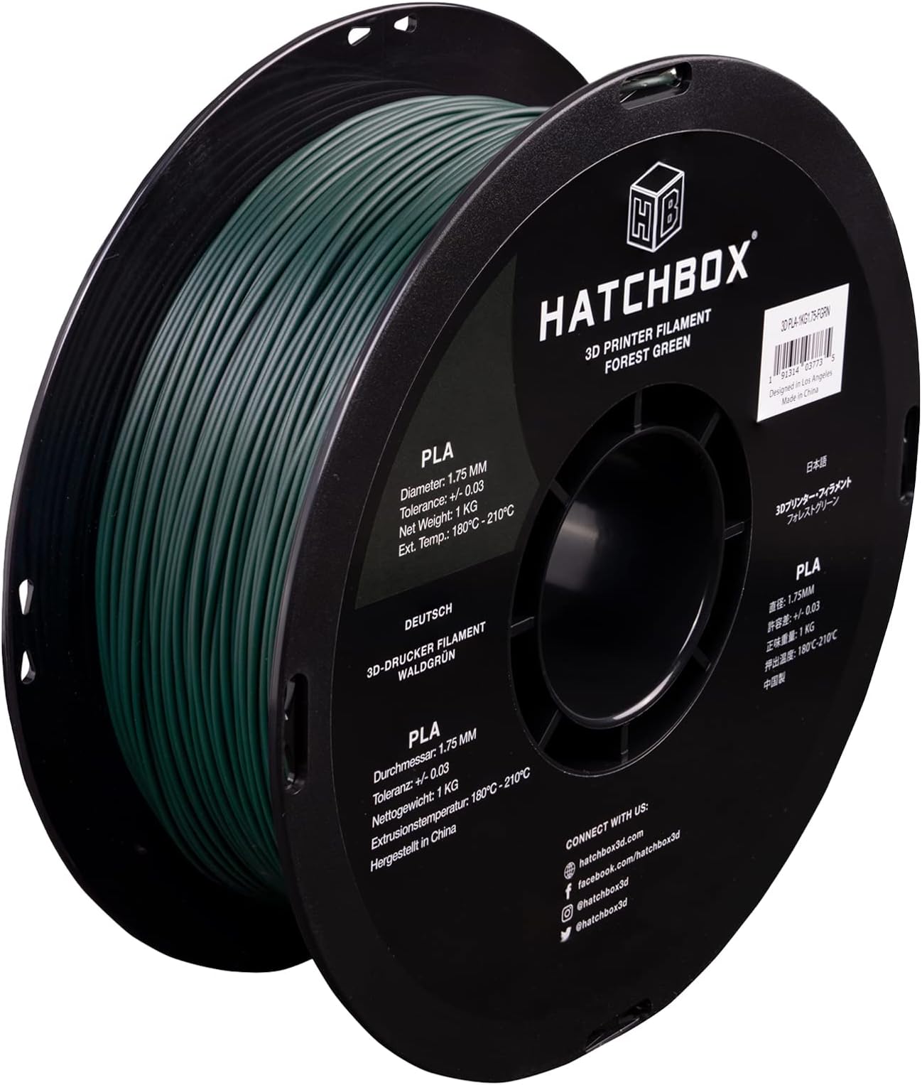 Amazon.com: HATCHBOX PLA PRO+ 3D Printer Filament, Dimensional Accuracy ...