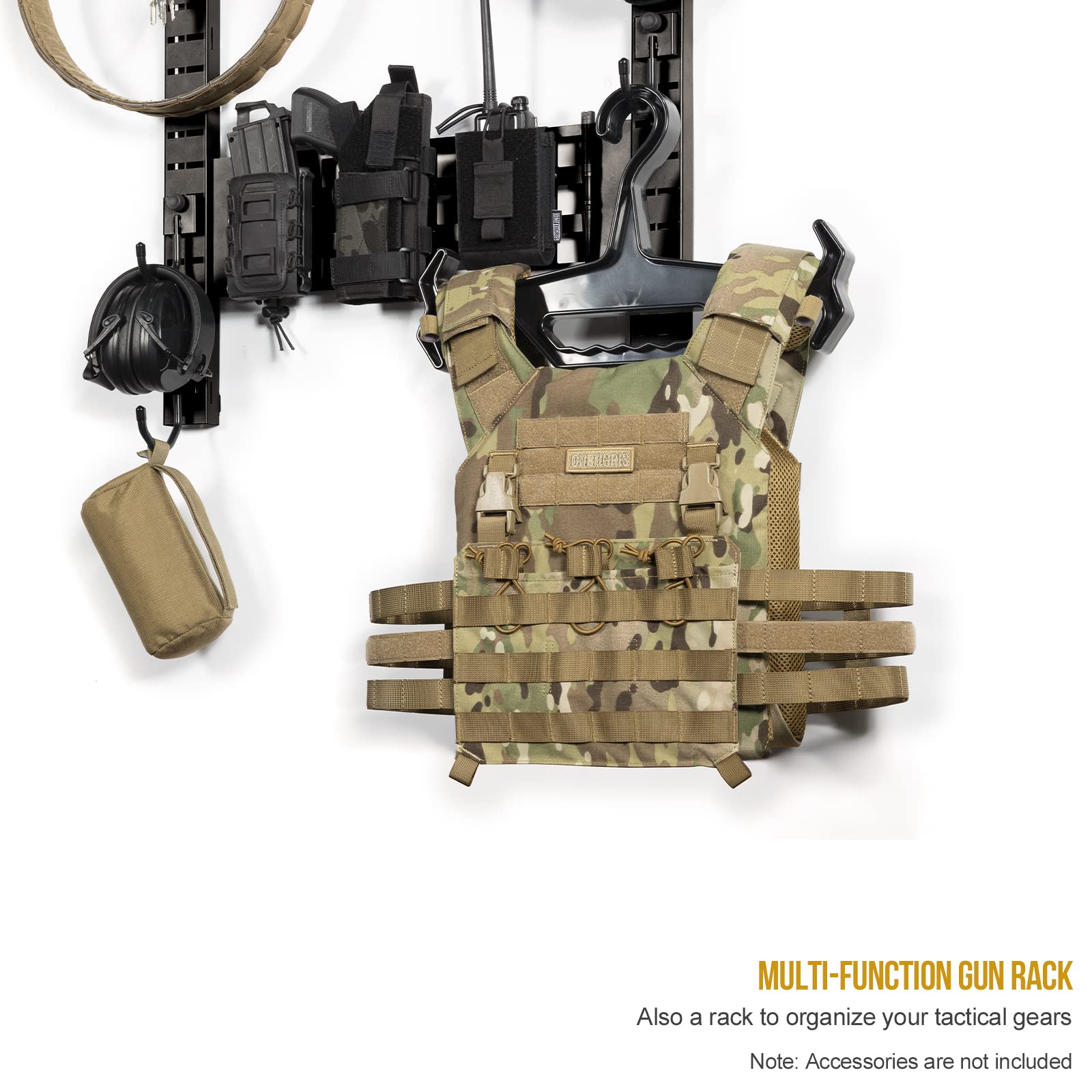 Snapklik.com : OneTigris Gun Rack For Wall Mount, Closet Airsoft ...
