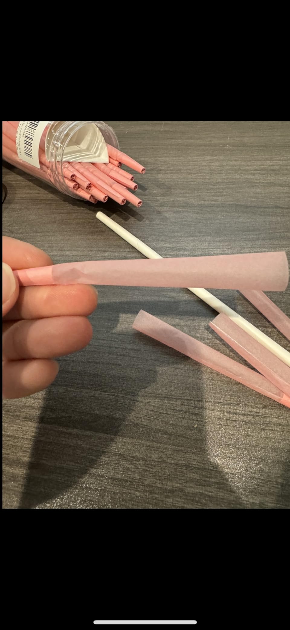 Amazon.com: 100 PACK Pink Pre Rolled Cones| King Size Rolling Paper ...