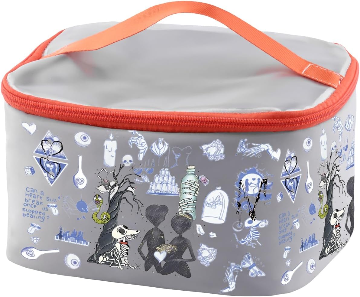 Amazon.com: PXTIDY Corpse Horror Bride Inspired Cosmetic Case Bride ...