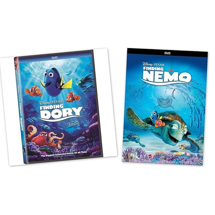 Buy 2 PACK - Finding Dory + Finding Nemo (DVD, 2016) Animation! Online at desertcart UAE