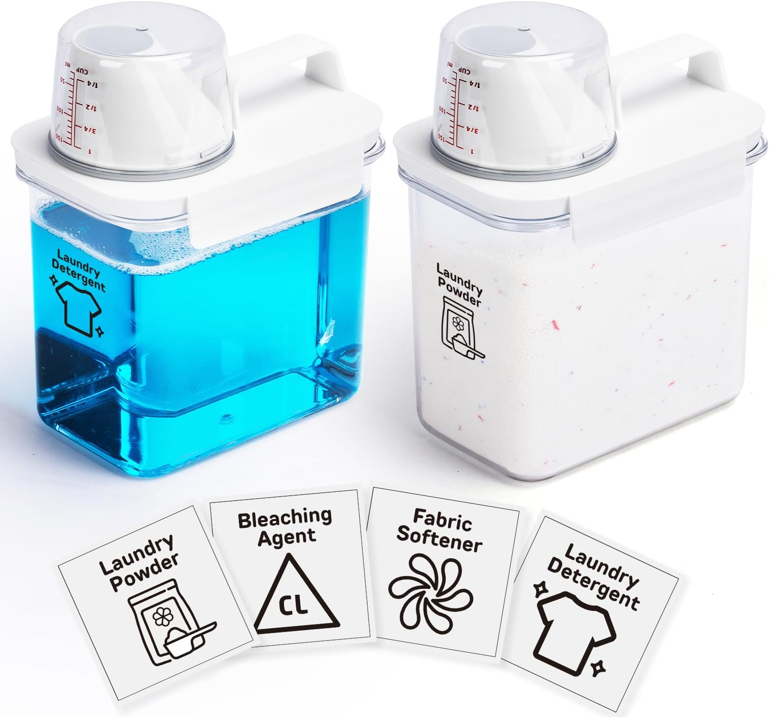 Amazon.com: [2 Pack] Laundry Detergent Dispenser for Laundry Room ...