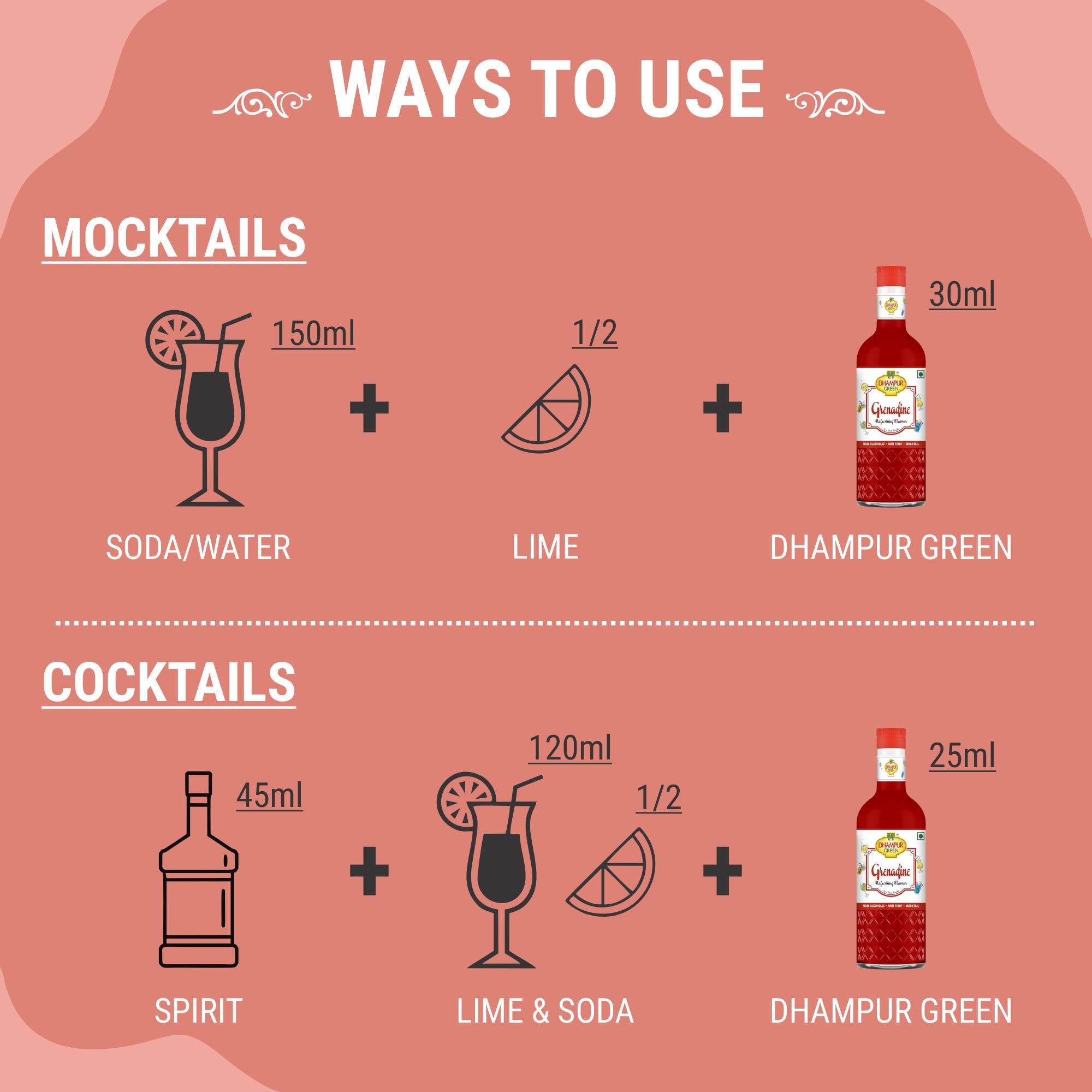 Buy Dhampure Speciality Fruit Mocktail Syrup, Blue Curacao, Fresh ...