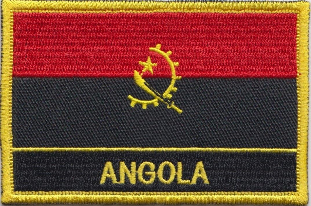 Amazon.com: 1000 Flags Angola Country Flag Embroidered Blazer Badge Patch : Clothing, Shoes ...