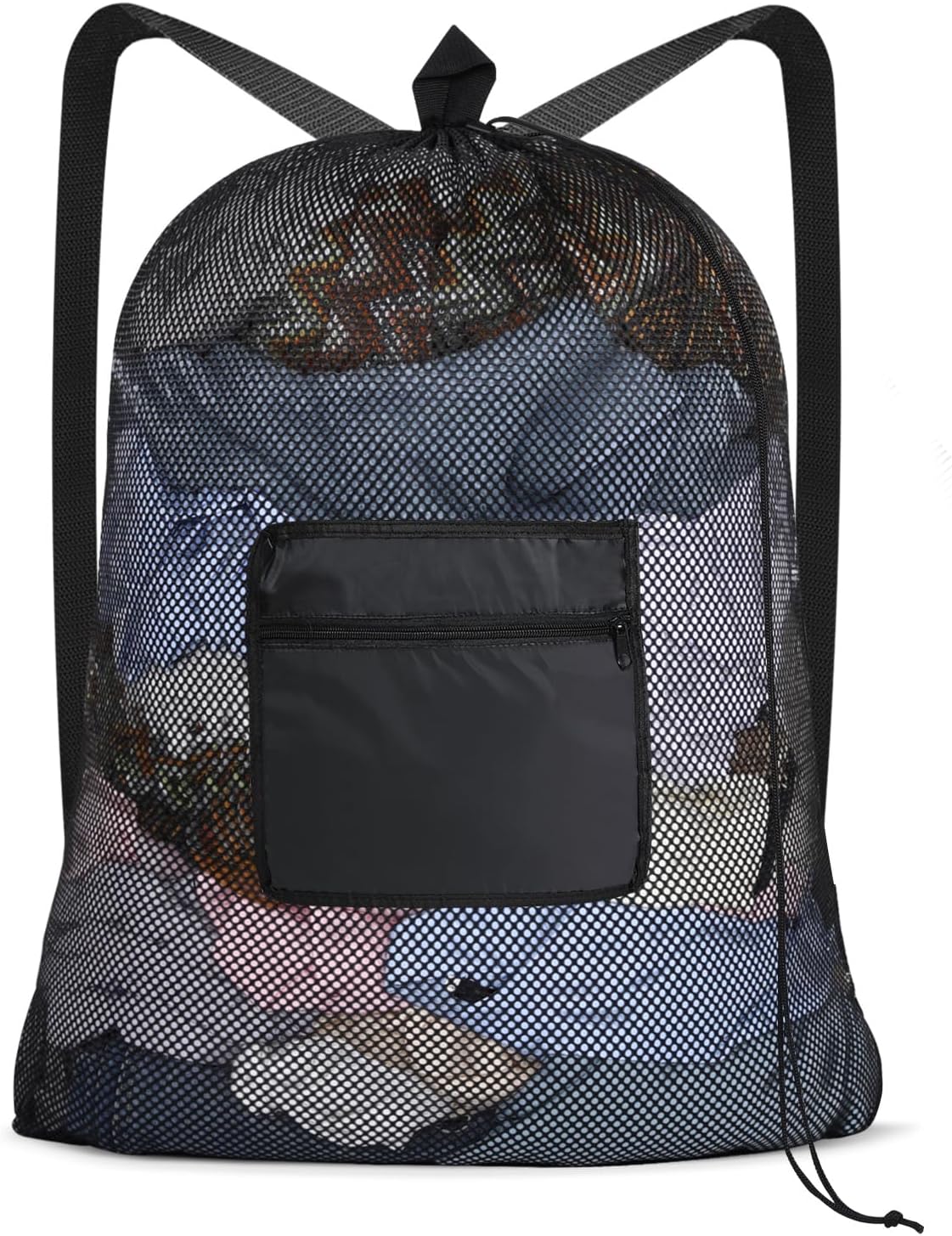 Amazon.com: OTraki Mesh Laundry Bag Backpack 24x32 Inch Gym Drawstring ...