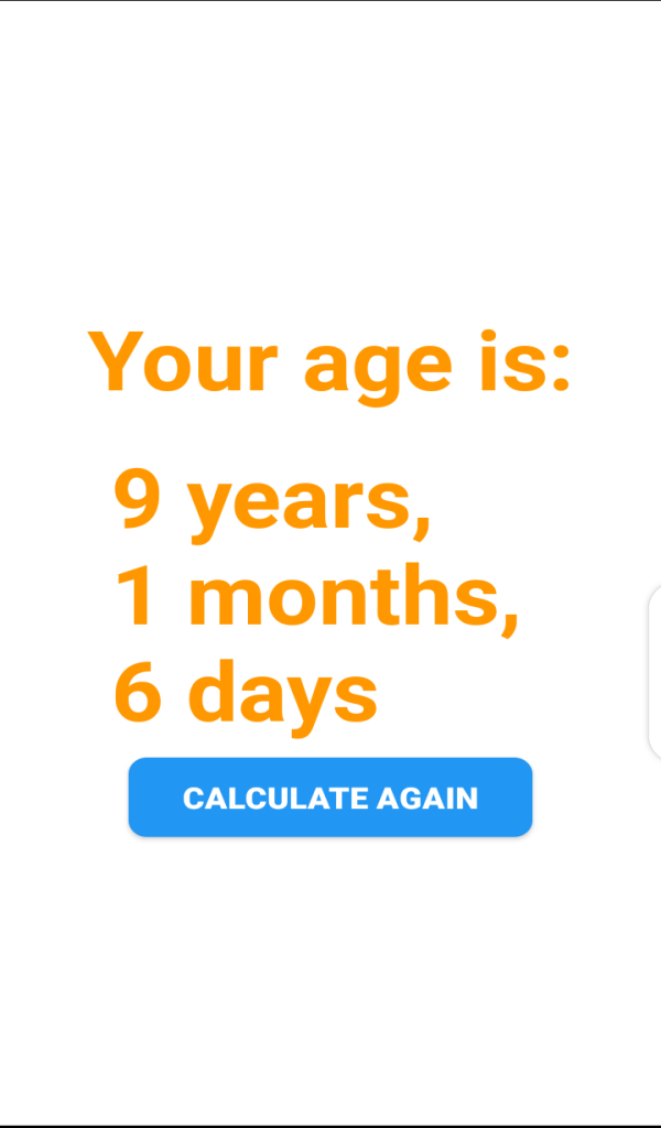 Age calculation Calculate age (calculate your age) - App on Amazon Appstore