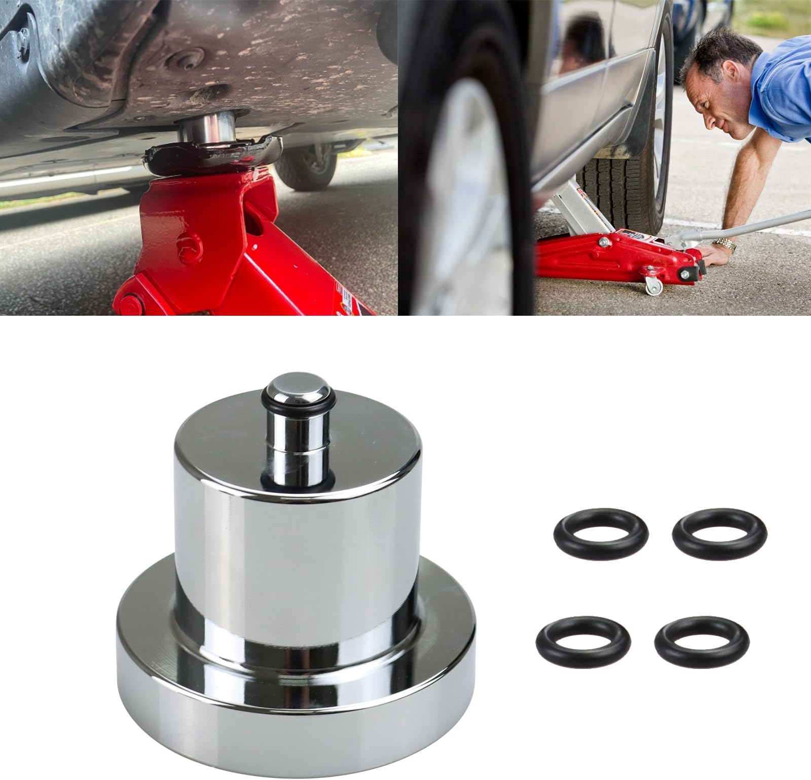 Amazon.com: Aluminum Jack Lift Pads Compatible with Rivian R1T/R1S ...