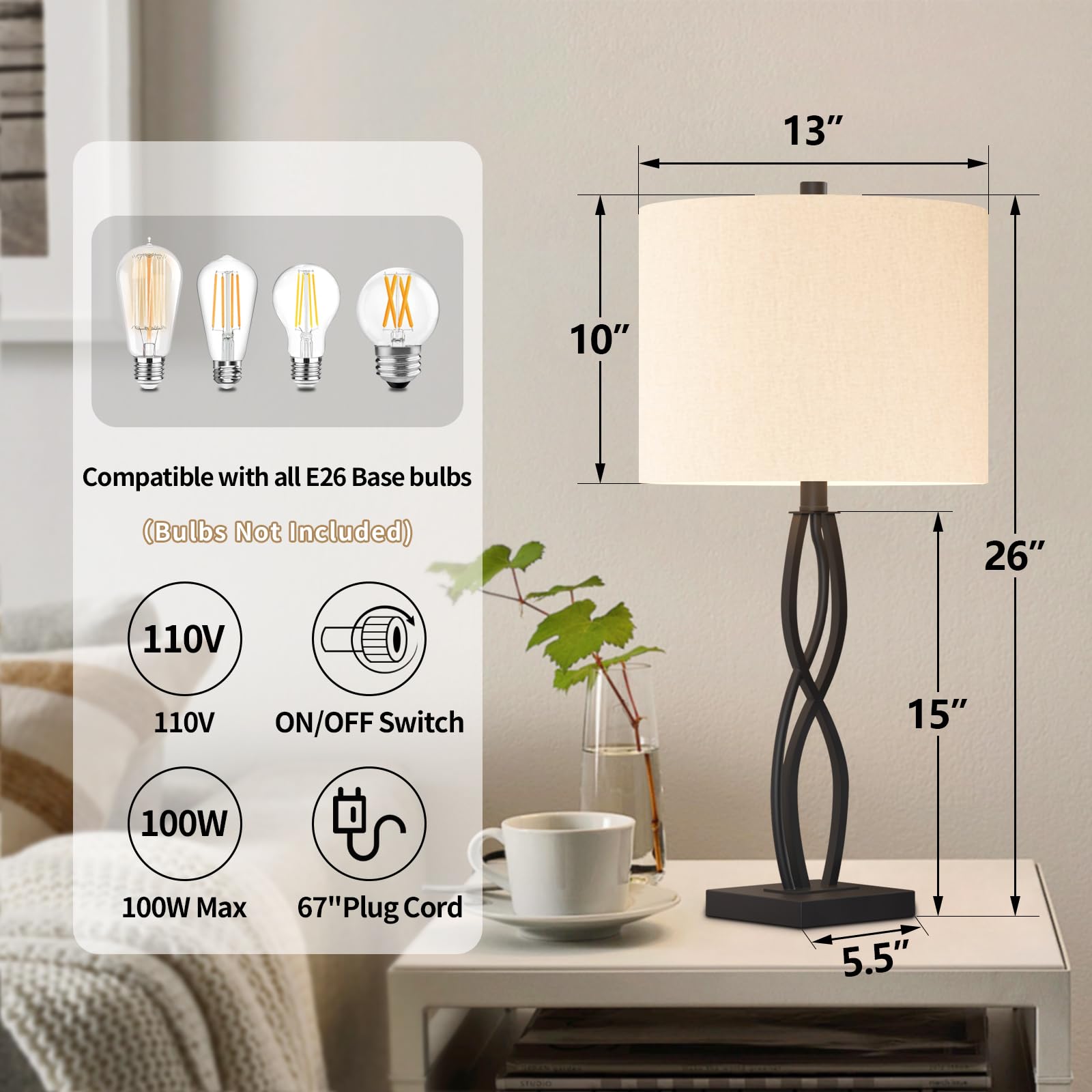 High Buffet Table Lamps Extra Tall Table Lamps Over 32